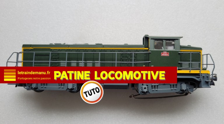 Tutoriel : Patine de la BB 63000 Roco – Le train de Manu
