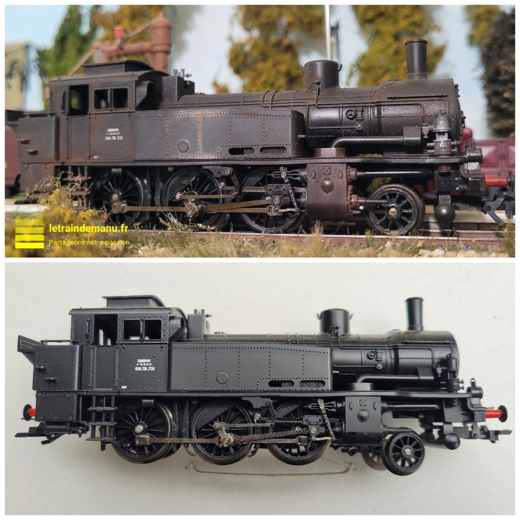 Patine locomotive a vapeur 130TB Märklin / Trix – Le train de Manu